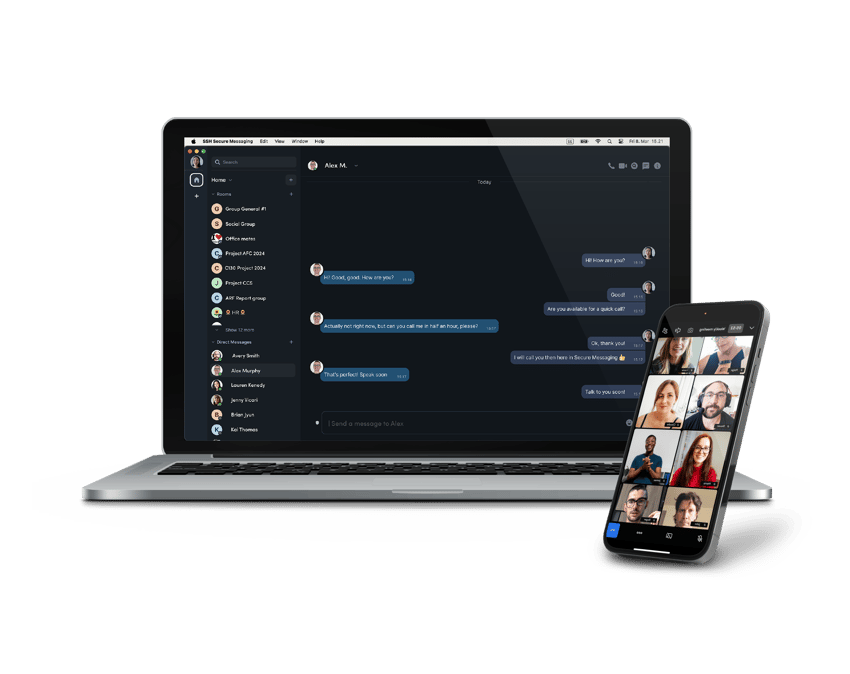 Encrypted secure messaging for organizations | SSH